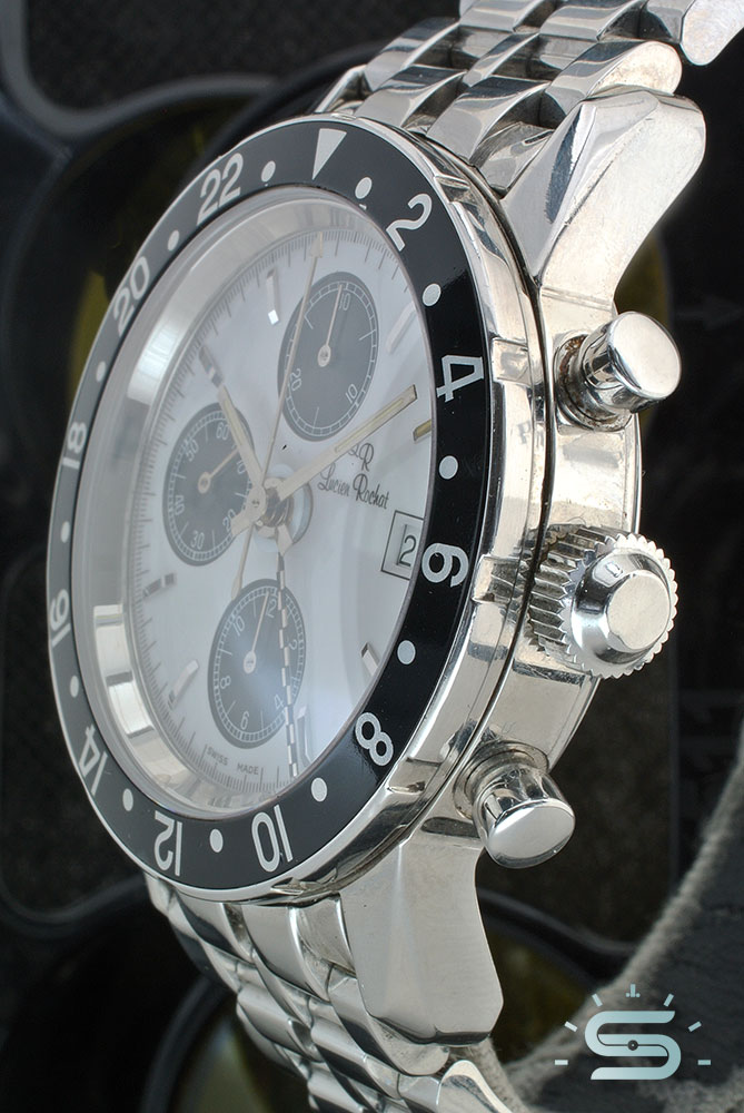 Lucien Rochat Chrono GMT Panda - Segnatempo