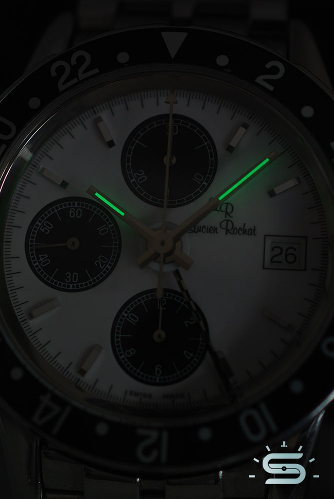 Lucien Rochat Chrono GMT Panda - Segnatempo